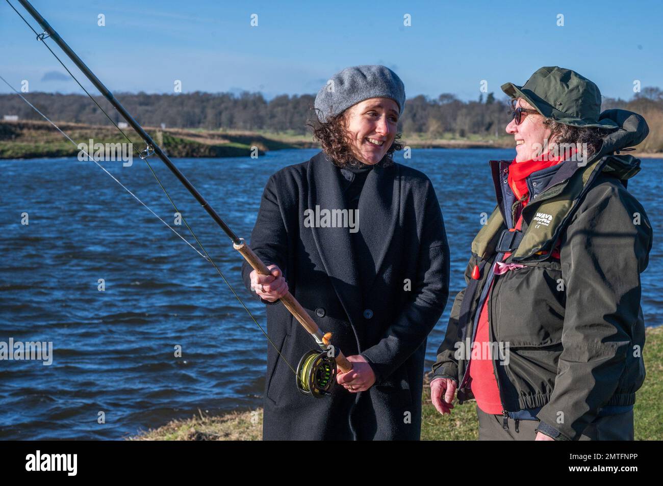 . Kelso, River Tweed, Scottish Borders, Scotland, UK. Official opening ...
