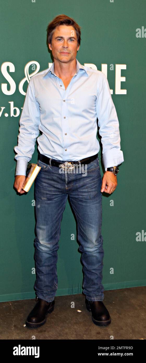 Rob Lowe at a book signing for his new autobiography "Stories I Only ...