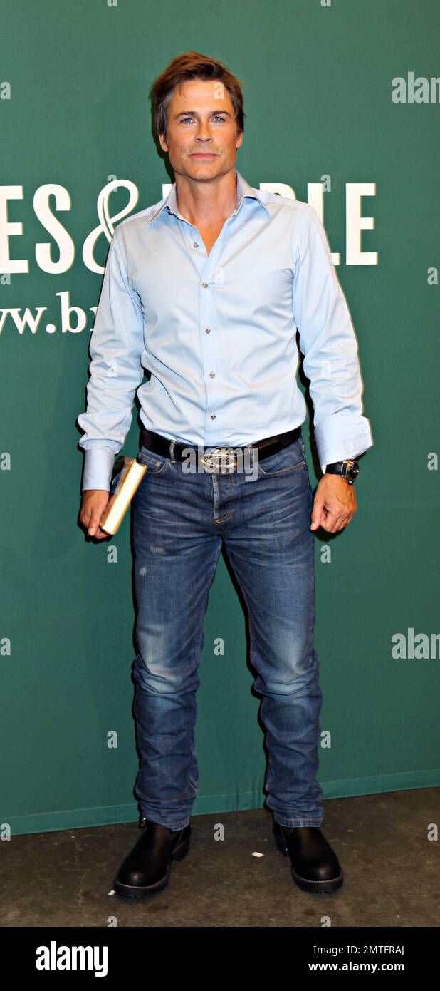 Rob Lowe at a book signing for his new autobiography "Stories I Only ...