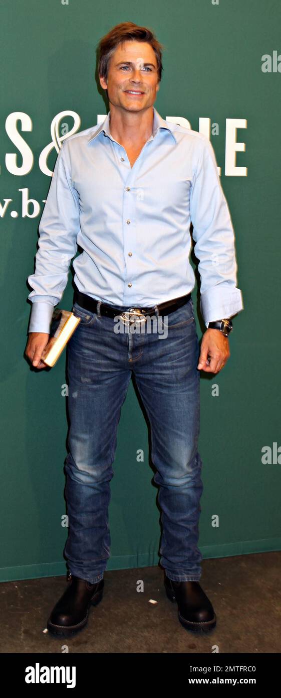 Rob Lowe at a book signing for his new autobiography "Stories I Only ...