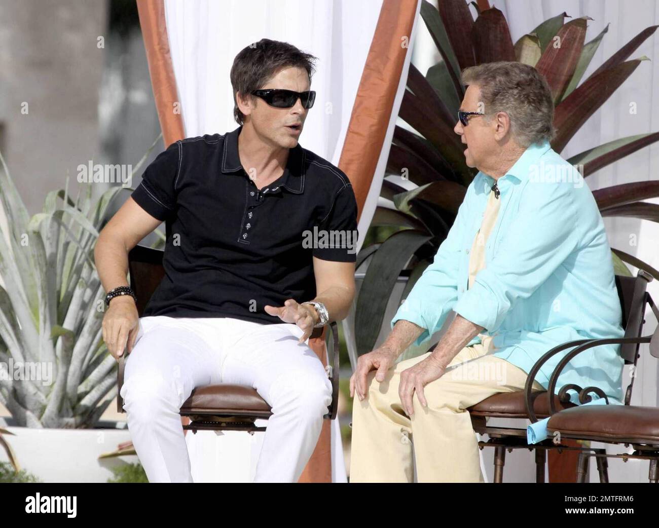 "Brothers & Sisters" star Rob Lowe appears live on "Live with Regis and ...