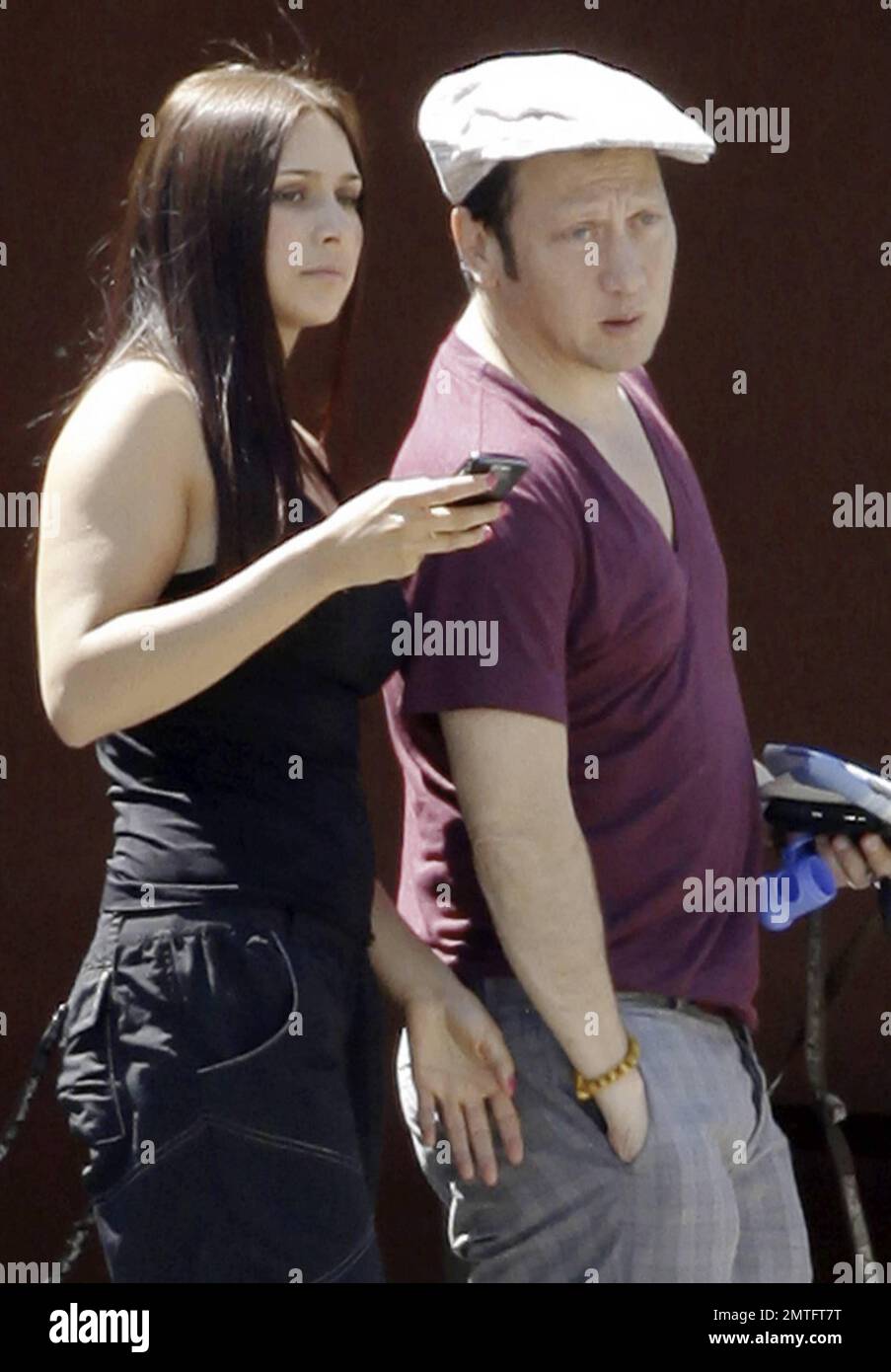 EXCLUSIVE!! Rob Schneider enjoys a casual lunch with his wife Patricia ...