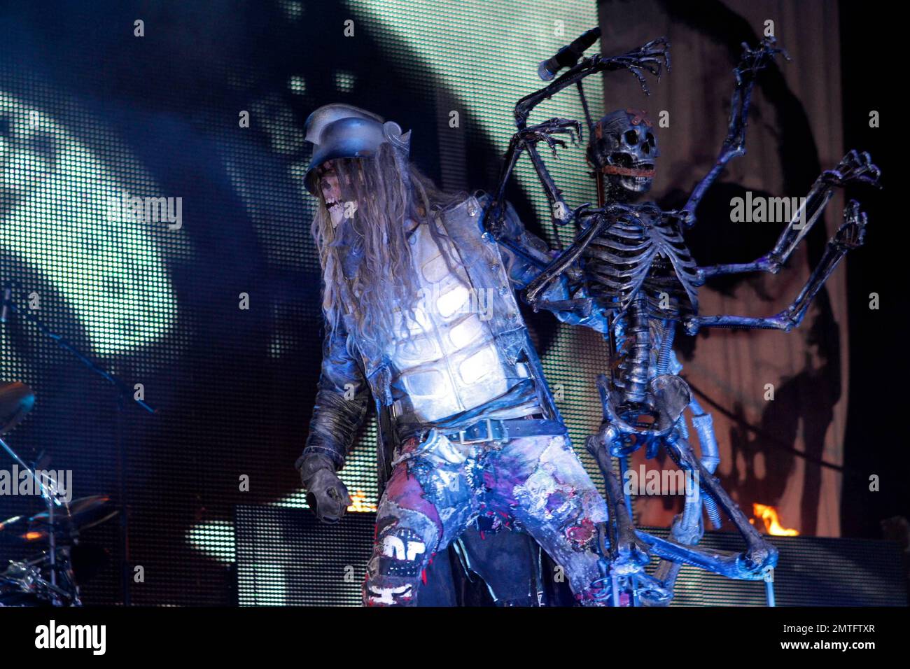 Rob Zombie headlines the main stage at the Download Festival ...