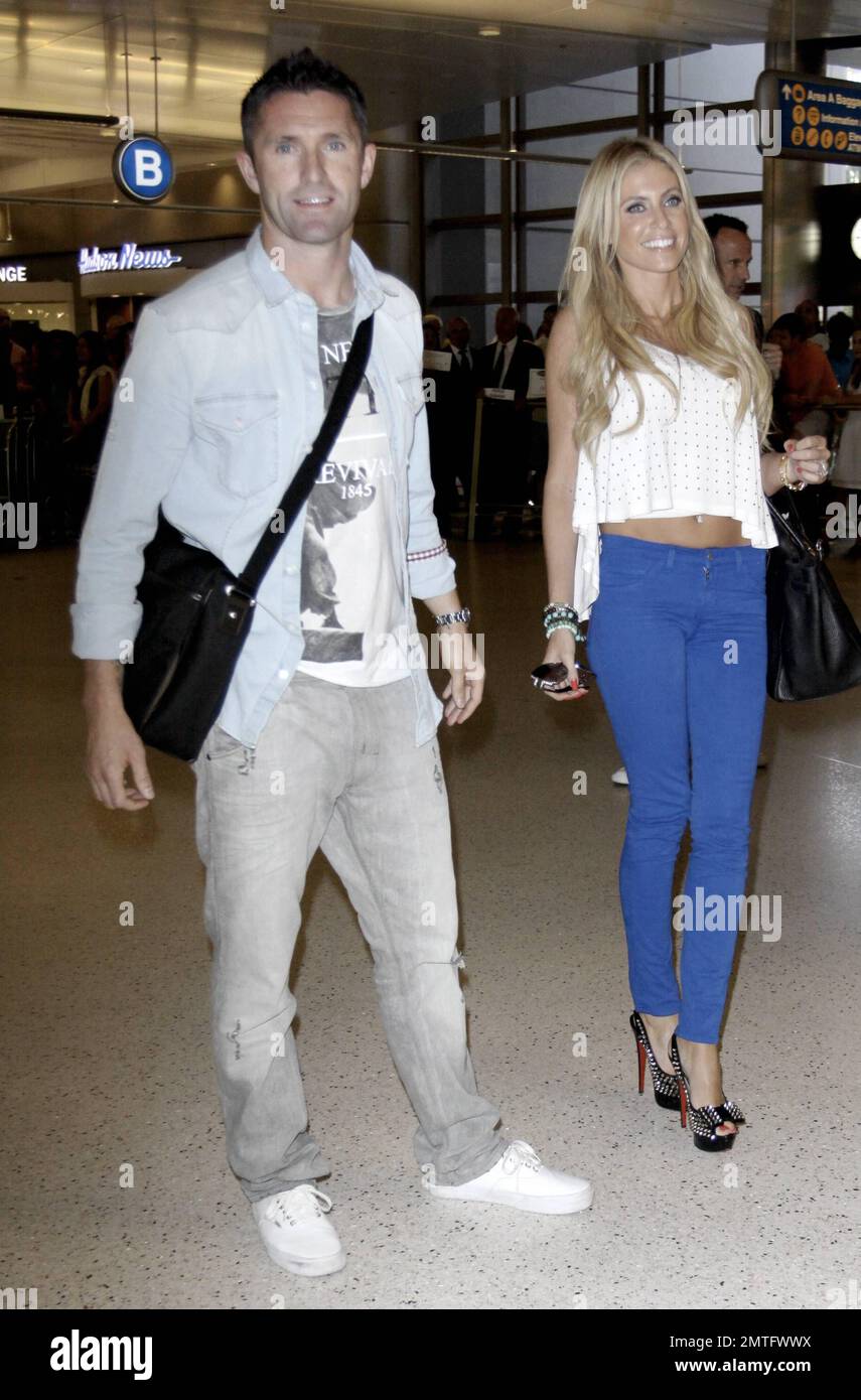 LA Galaxy recently signed Ireland's Robbie Keane and his beautiful wife ...