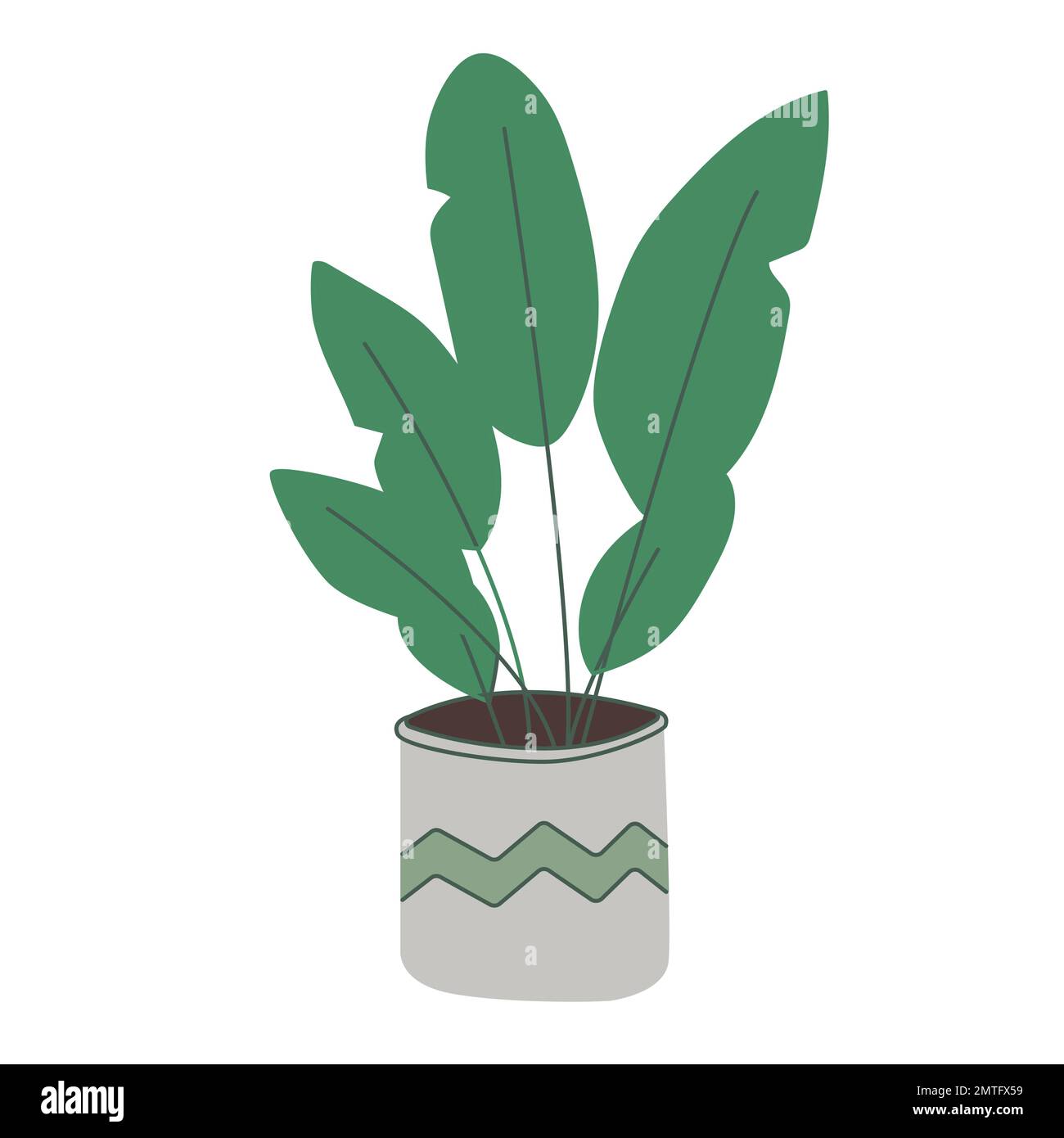Growing potted plant clipart hi-res stock photography and images - Alamy