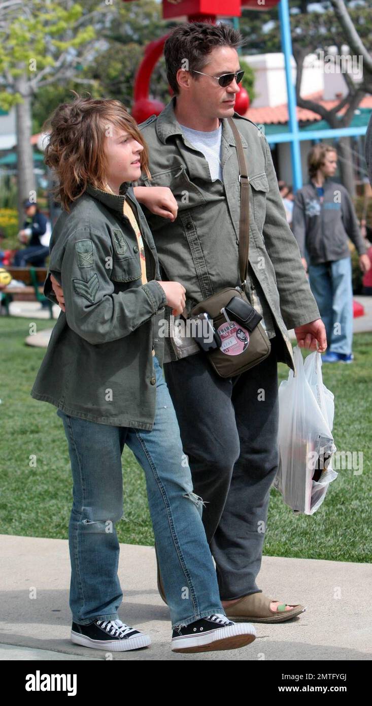 Robert Downey Jr. and his son Indio spend a sunny afternoon together in ...