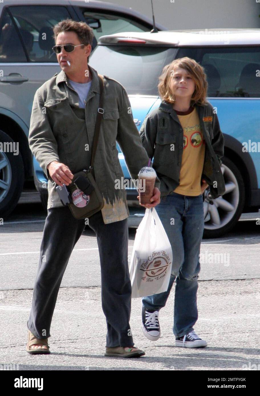 Robert Downey Jr. and his son Indio spend a sunny afternoon together in ...