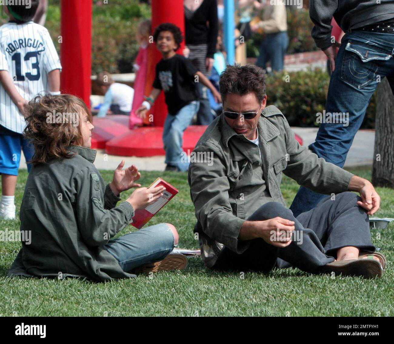 Robert Downey Jr. and his son Indio spend a sunny afternoon together in ...