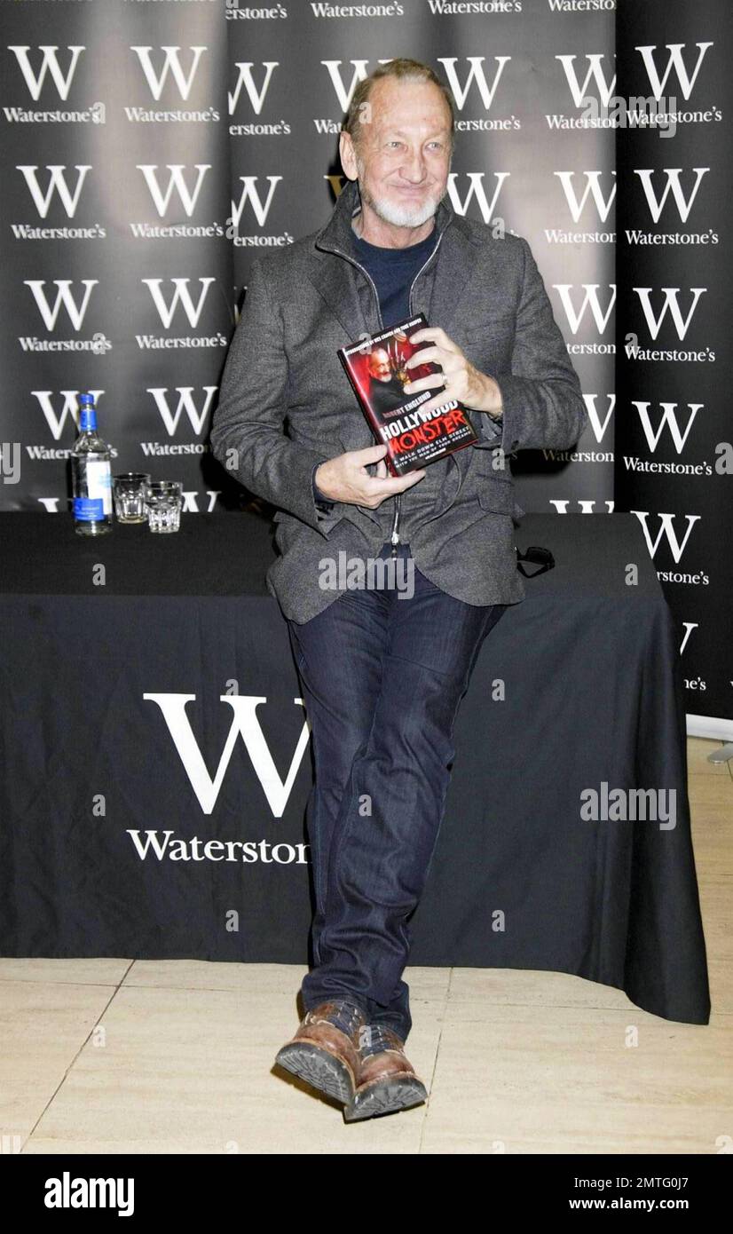 Actor Robert Englund (aka Freddy Krueger) signs copies of his new ...