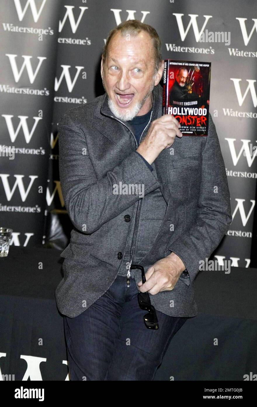 Actor Robert Englund (aka Freddy Krueger) signs copies of his new ...