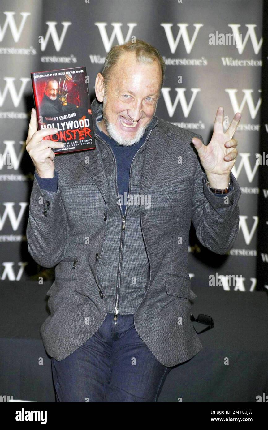 - Actor Robert Englund (aka Freddy Krueger) signs copies of his new ...