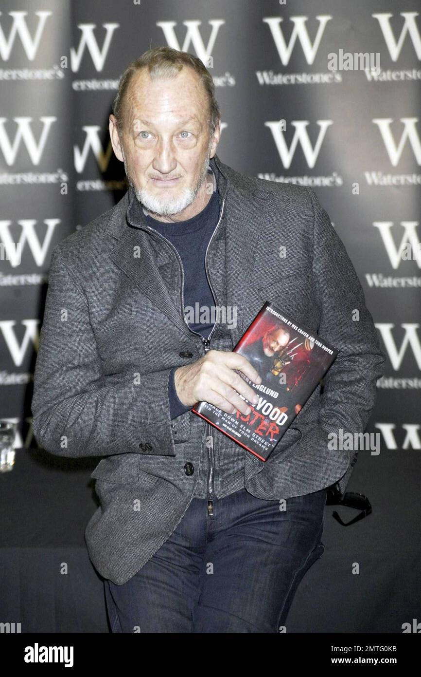 - Actor Robert Englund (aka Freddy Krueger) signs copies of his new ...