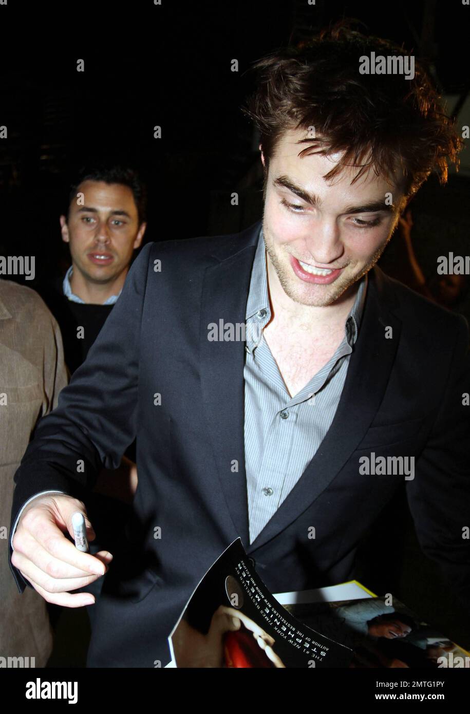 Robert Pattinson Photoshoot Smiling