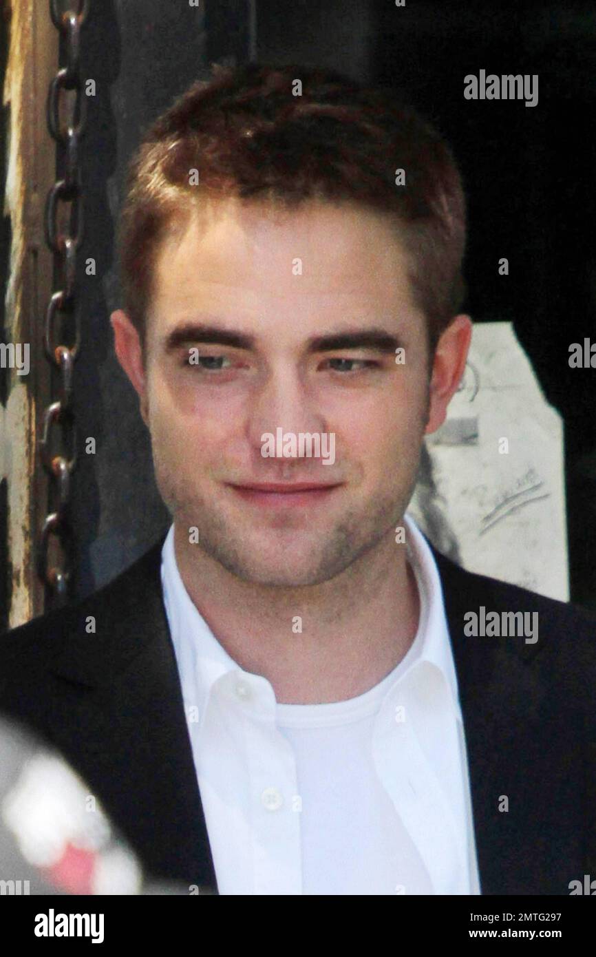 British actor Robert Pattinson was spotted on set location in Los ...