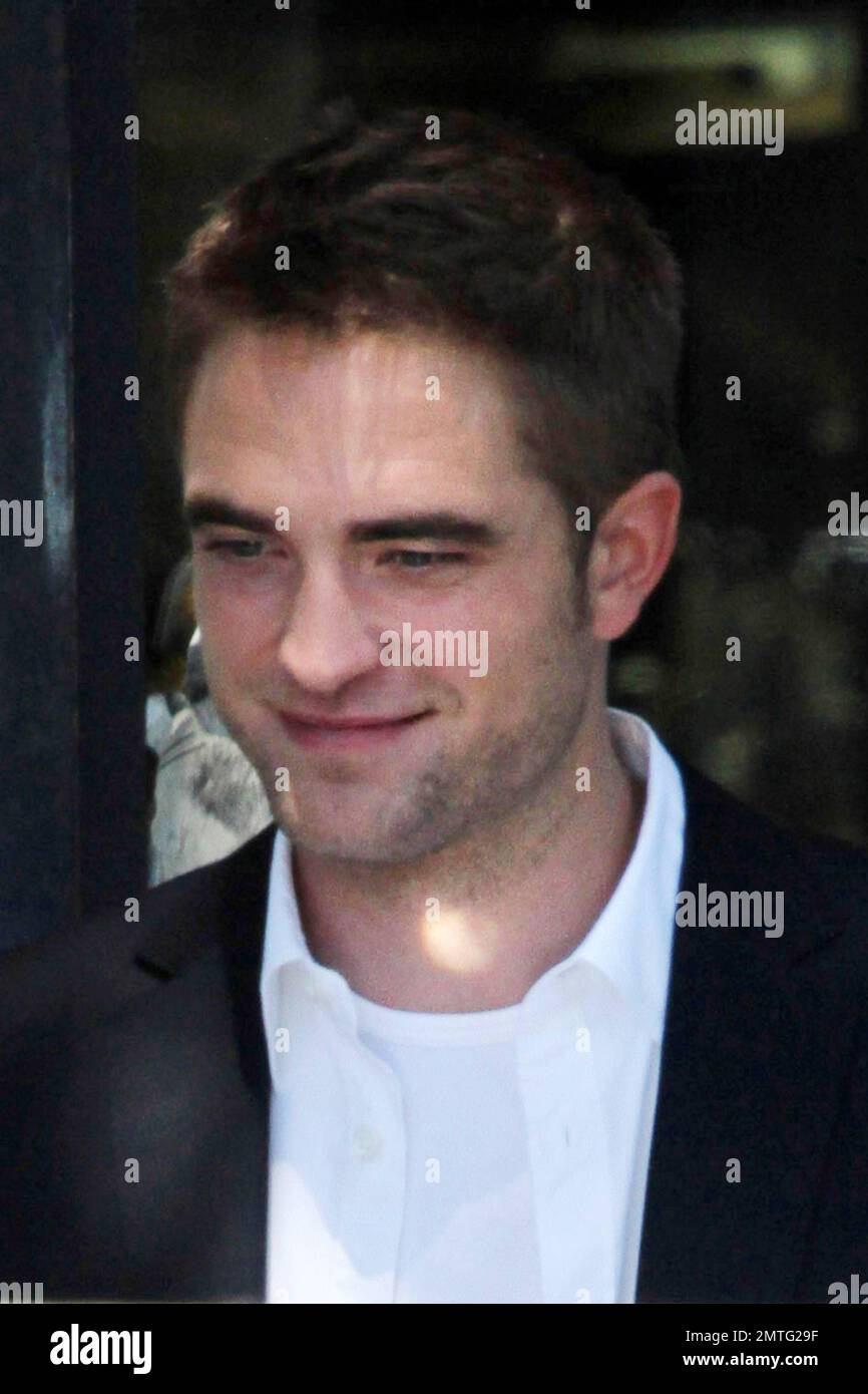 British actor Robert Pattinson was spotted on set location in Los ...