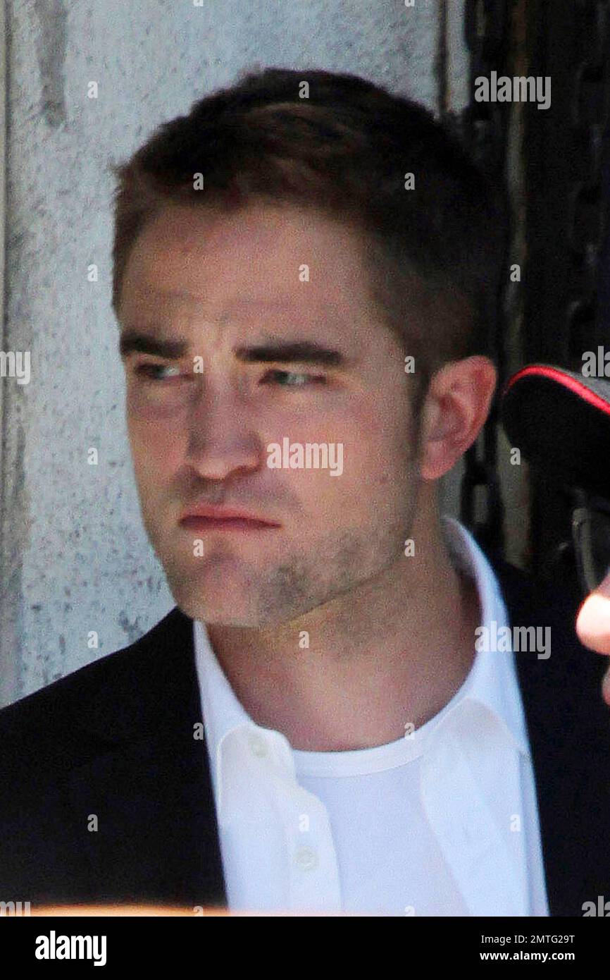British actor Robert Pattinson was spotted on set location in Los ...