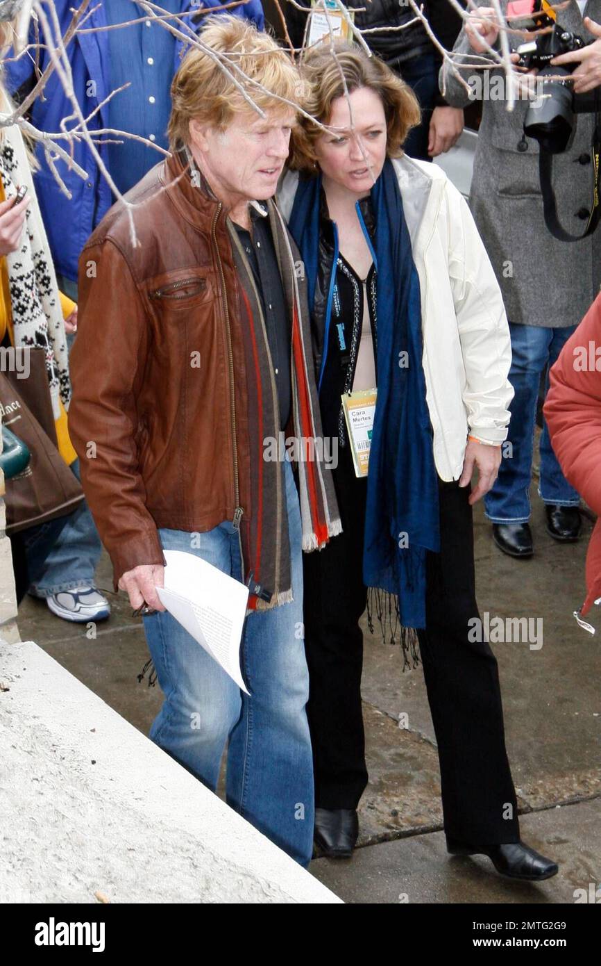 Robert Redford attends an event at the Sundance Film Festival in Park ...
