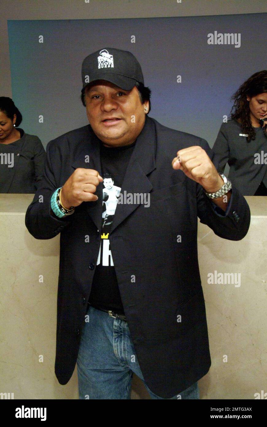 Legendary boxer Roberto Duran (aka "Manos de Piedra" or "Hands of Stone ...