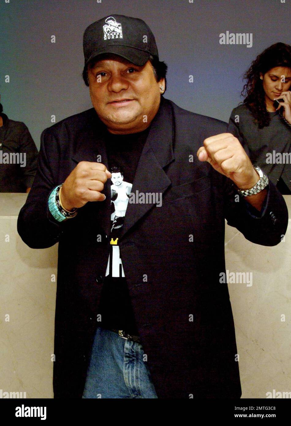 Legendary boxer Roberto Duran (aka "Manos de Piedra" or "Hands of Stone ...
