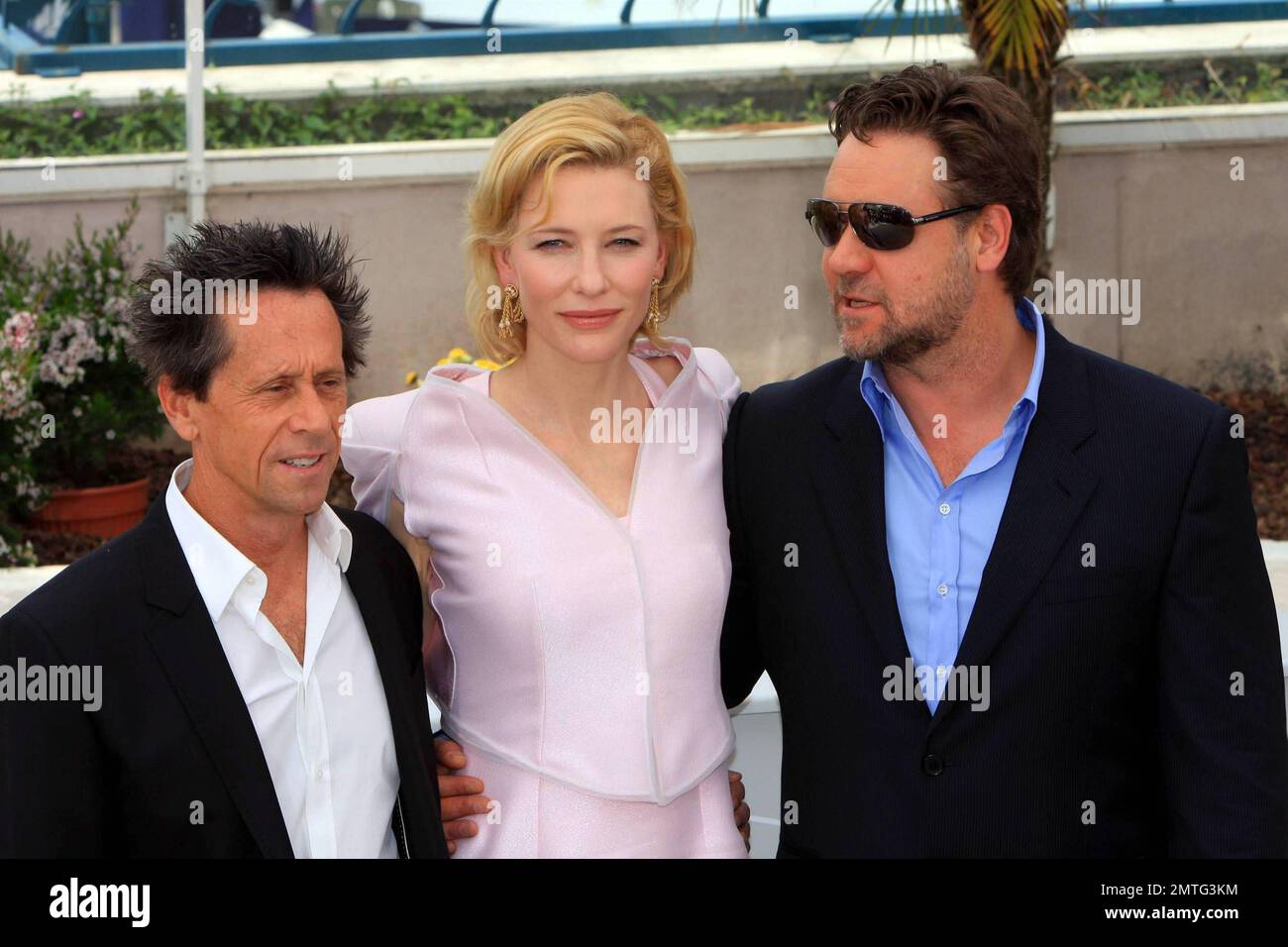 Brian Grazer, Cate Blanchett and Russell Crowe at the "Robin Hood ...