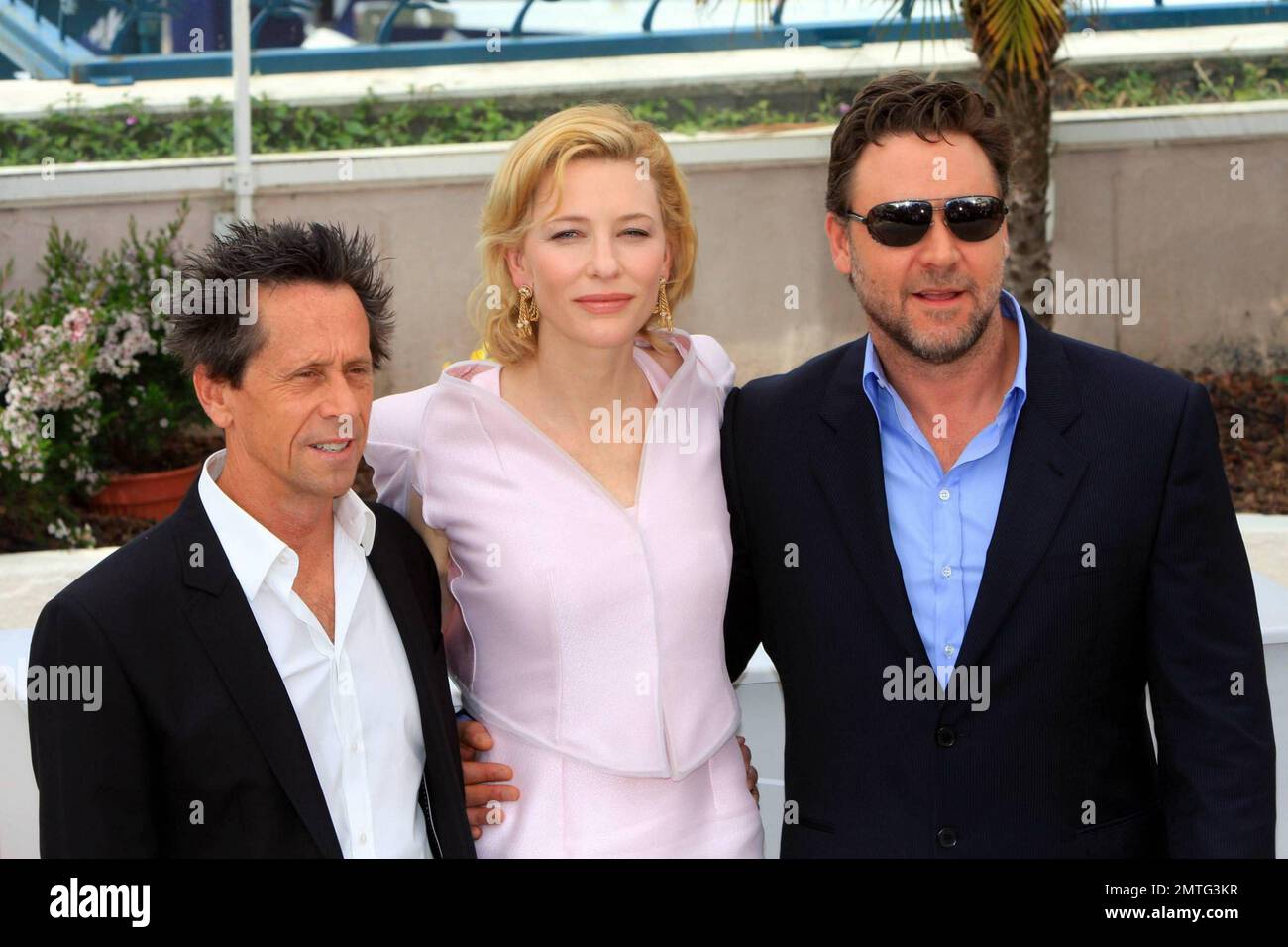 Brian Grazer, Cate Blanchett and Russell Crowe at the "Robin Hood ...
