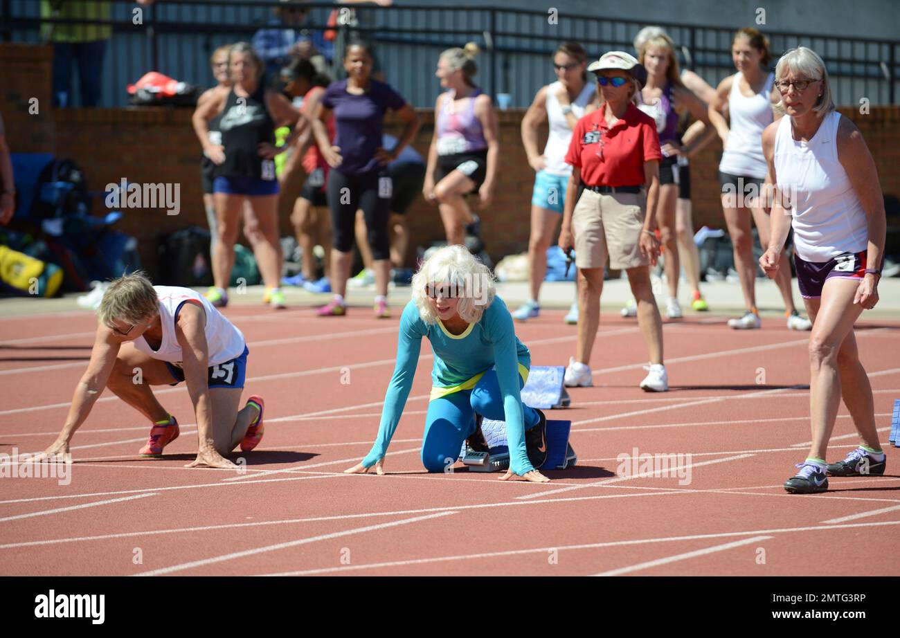 IMAGE DISTRIBUTED FOR HUMANA - National Senior Games athlete Irma Bond ...