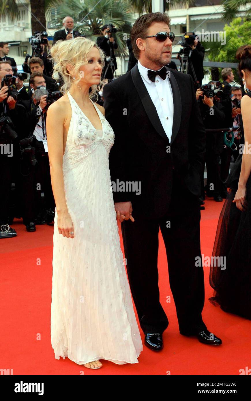 Danielle Spencer and Russell Crowe at the opening night premiere of ...