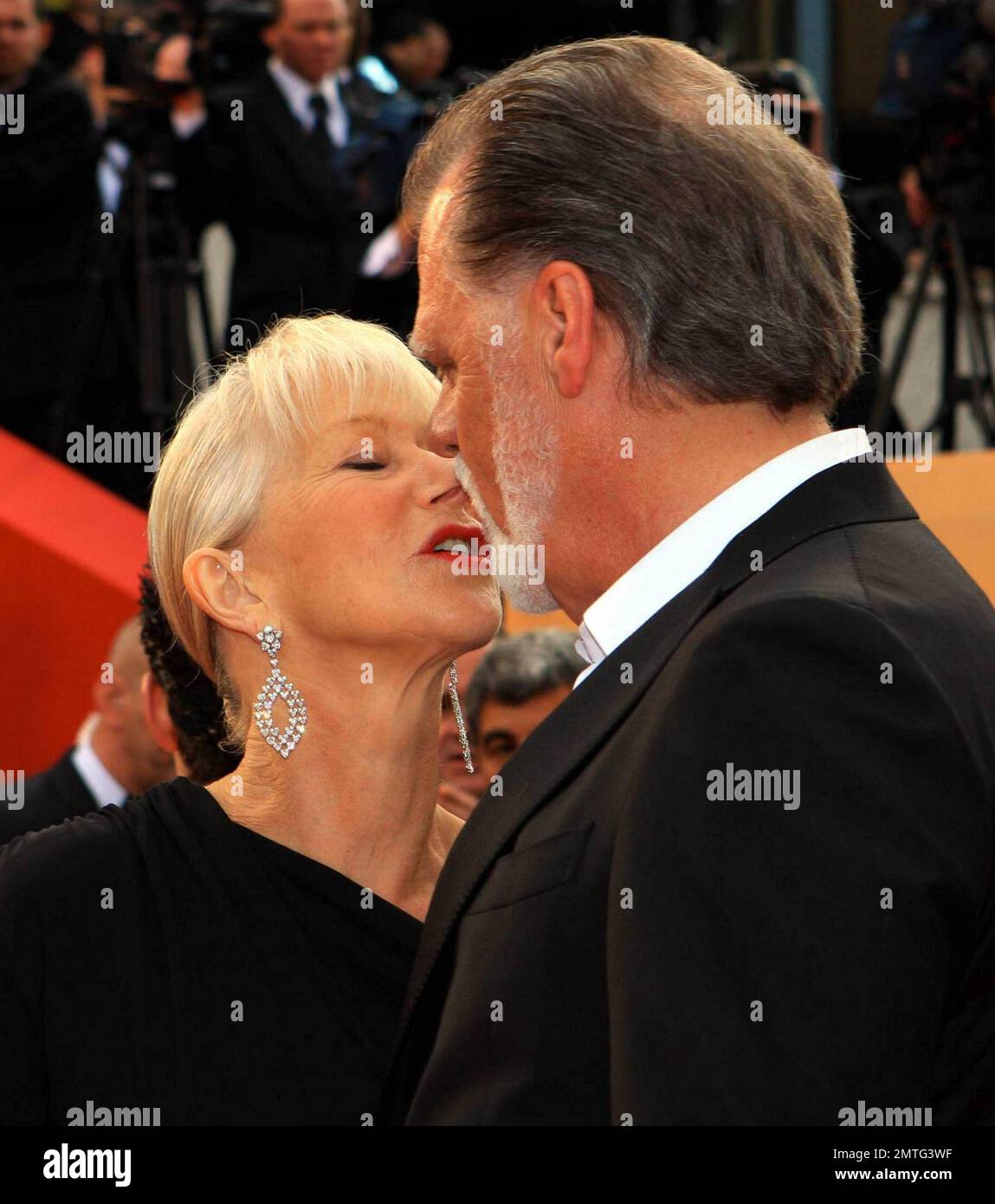 Helen Mirren and husband Taylor Hackford at the opening night premiere ...