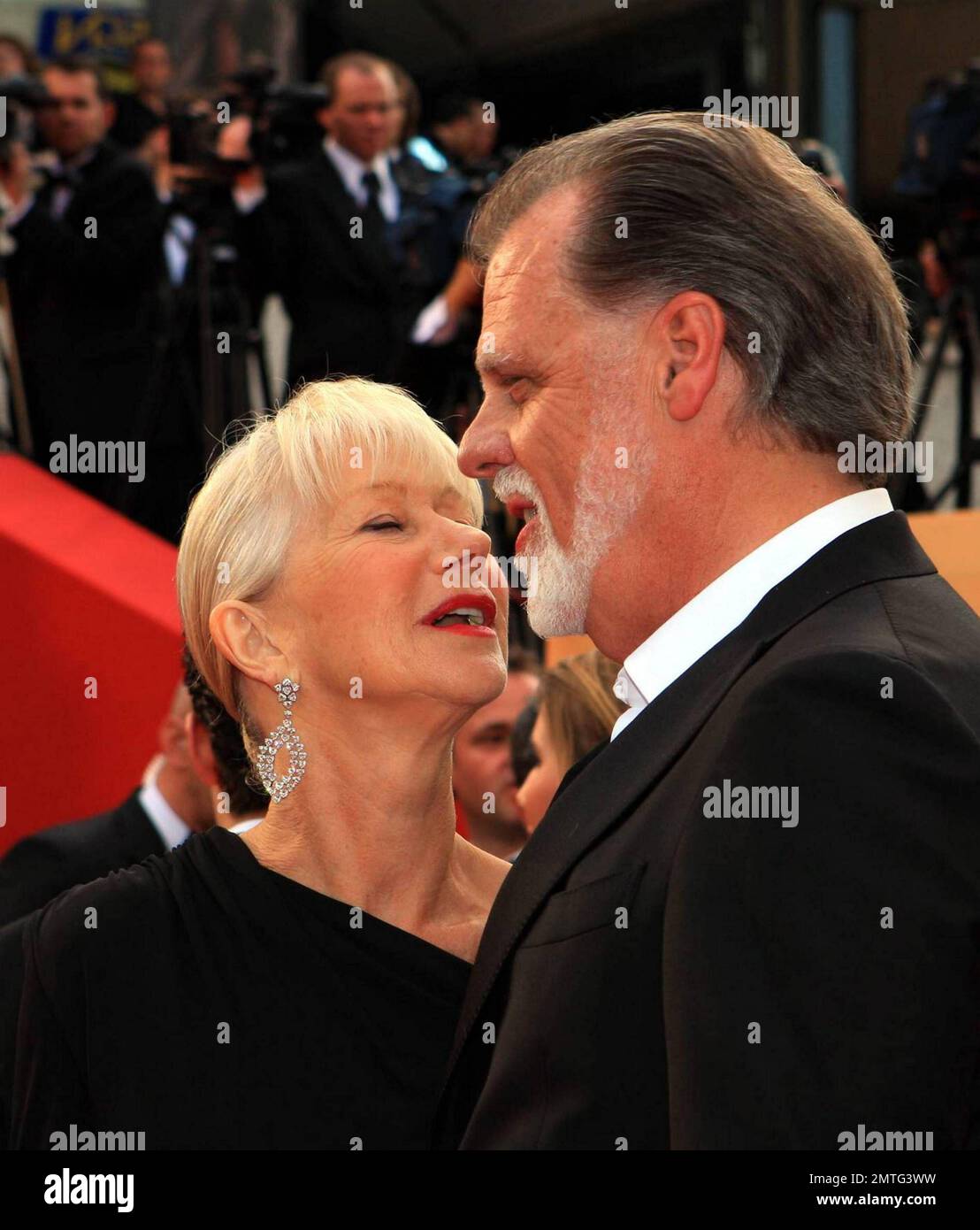 Helen Mirren and husband Taylor Hackford at the opening night premiere ...