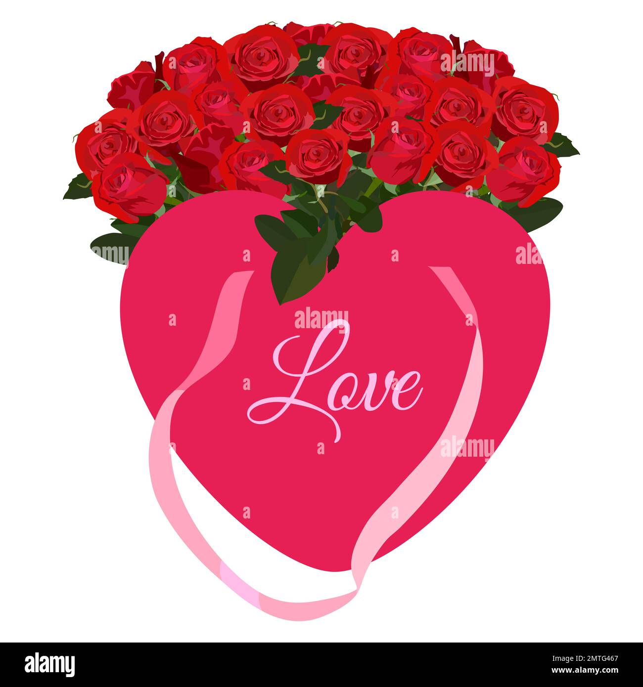 Rose bud bag Stock Vector Images - Alamy