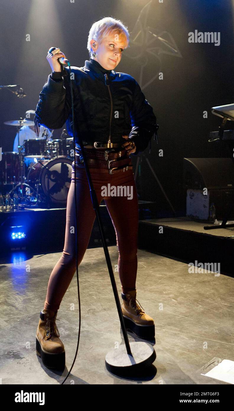 Singer/songwriter Robyn performs at the Sheperds Bush Empire. London ...