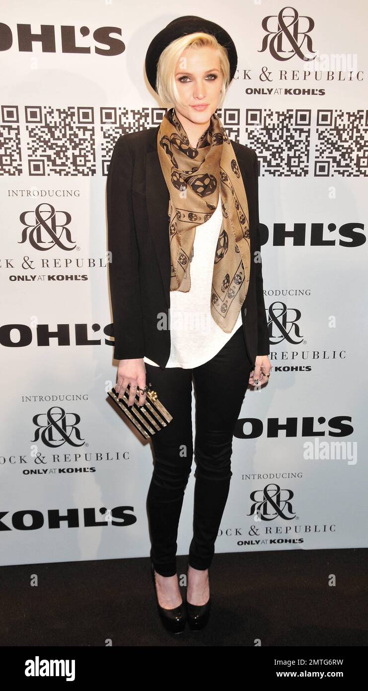Ashlee Simpson at the launch of Rock and Republic for Kohl's at the ...