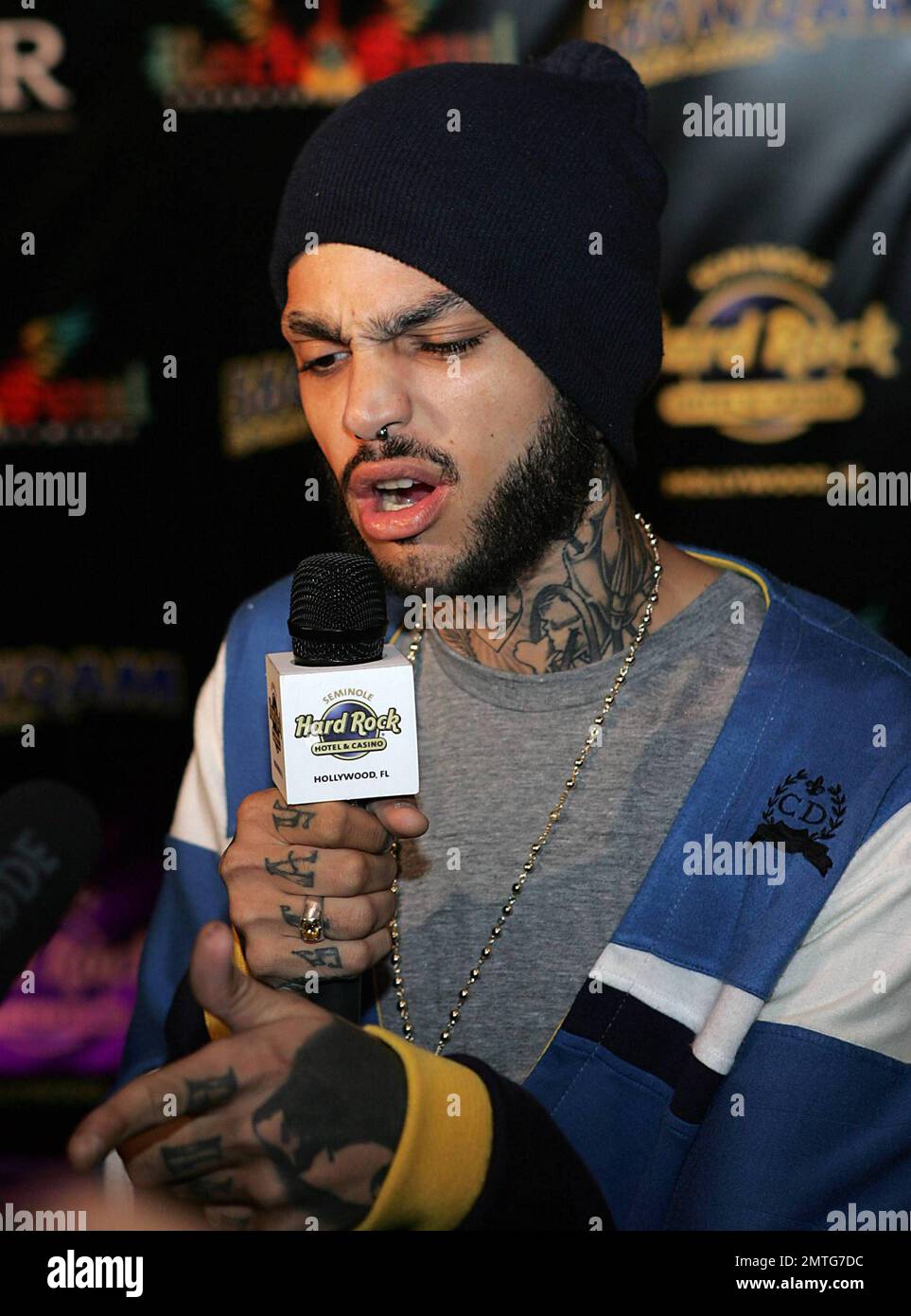 Travis McCoy, of Gym Class Heros appears on the red carpet prior to the ...