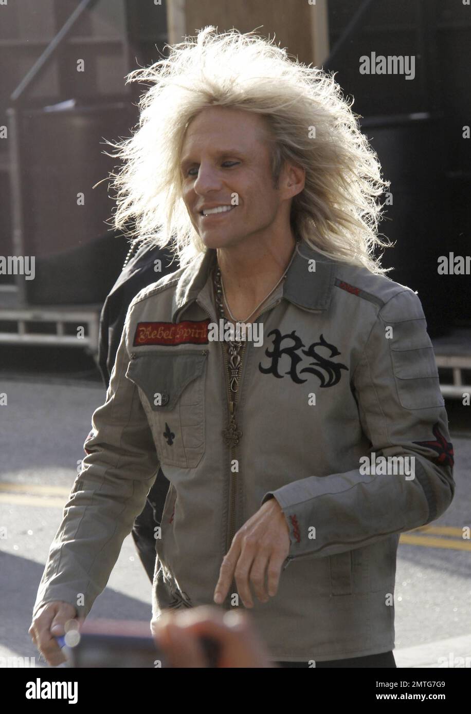 C.C. DeVille of 'Poison' arrives at the premiere of "Rock of Ages" at ...