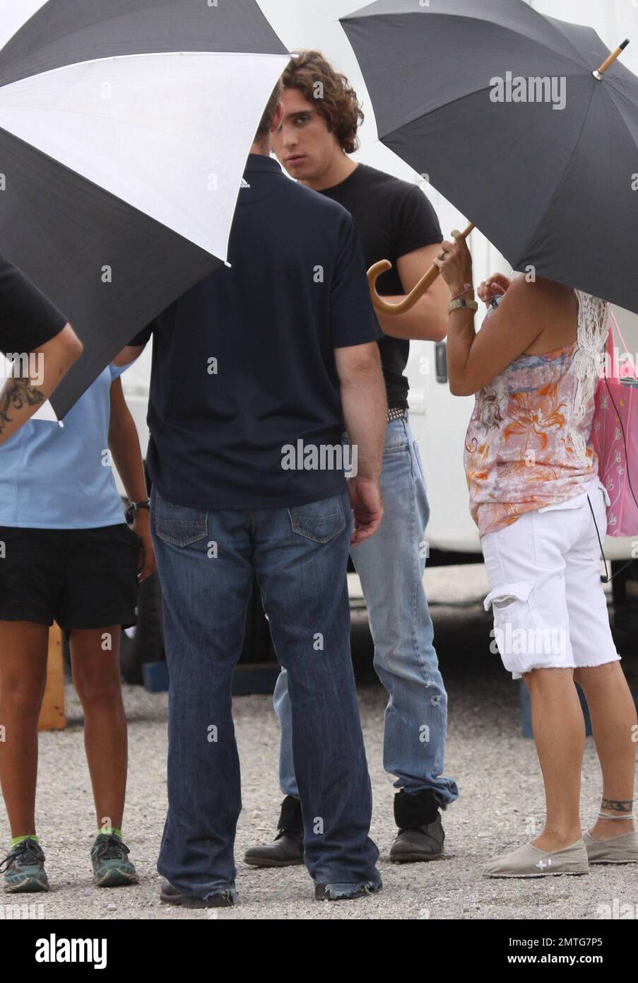 Diego Boneta leaves the wardrobe trailer dressed as his character Drew ...
