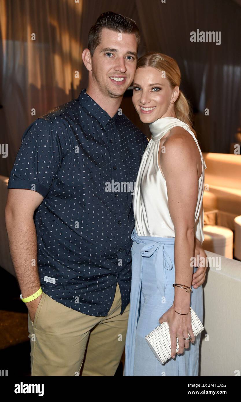 Taylor Hubbell, left, and Heather Morris are seen at the Los Angeles ...