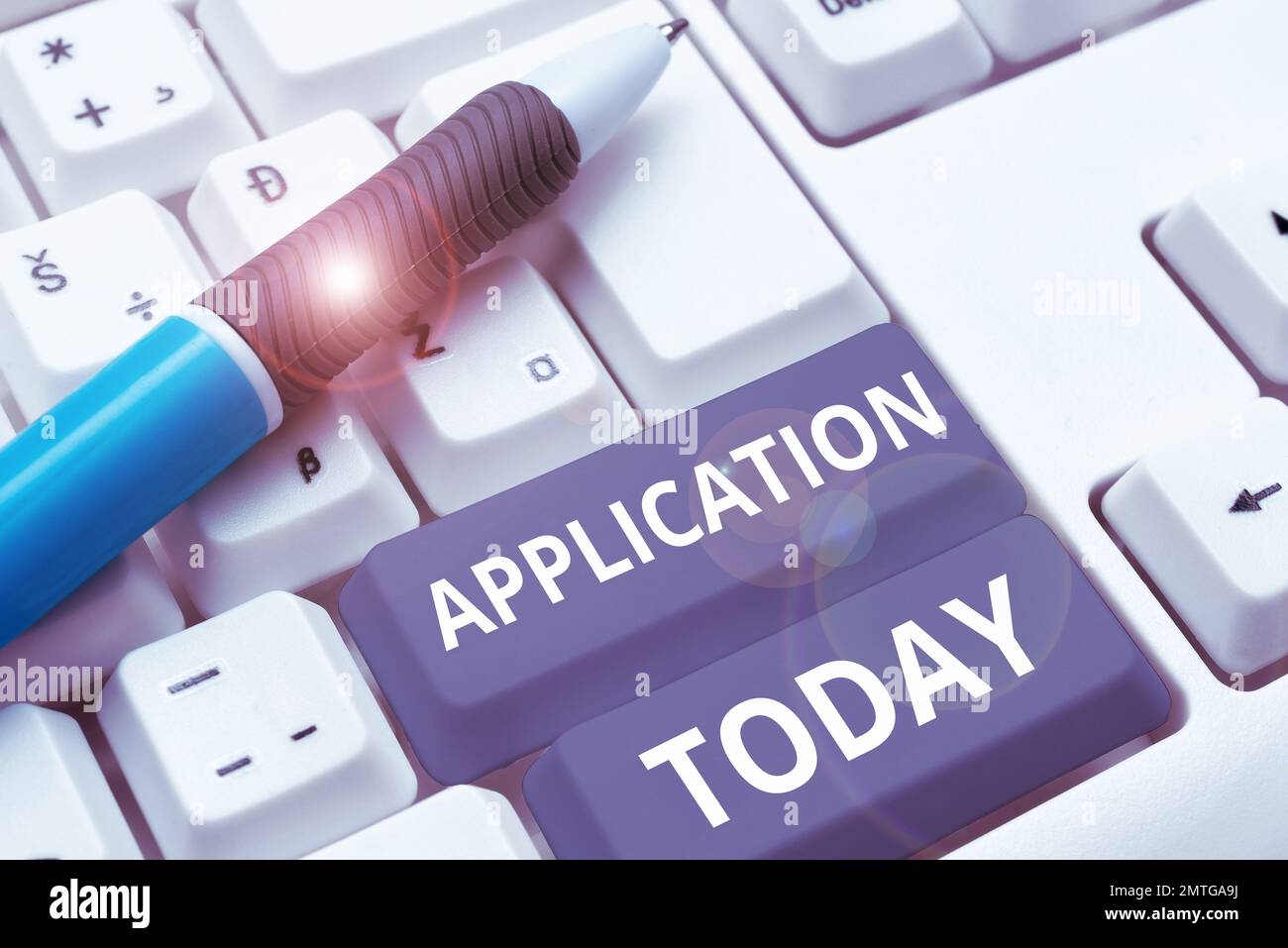 Hand writing sign Application. Concept meaning an order for something formal and usually written ...