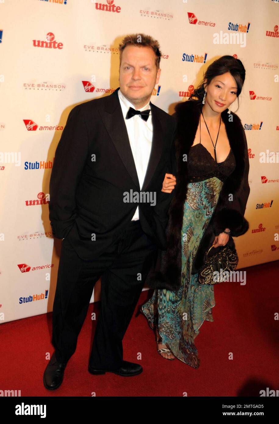Rupert Maconick and Jessica Wen at the Rock The Kasbah Gala to benefit ...