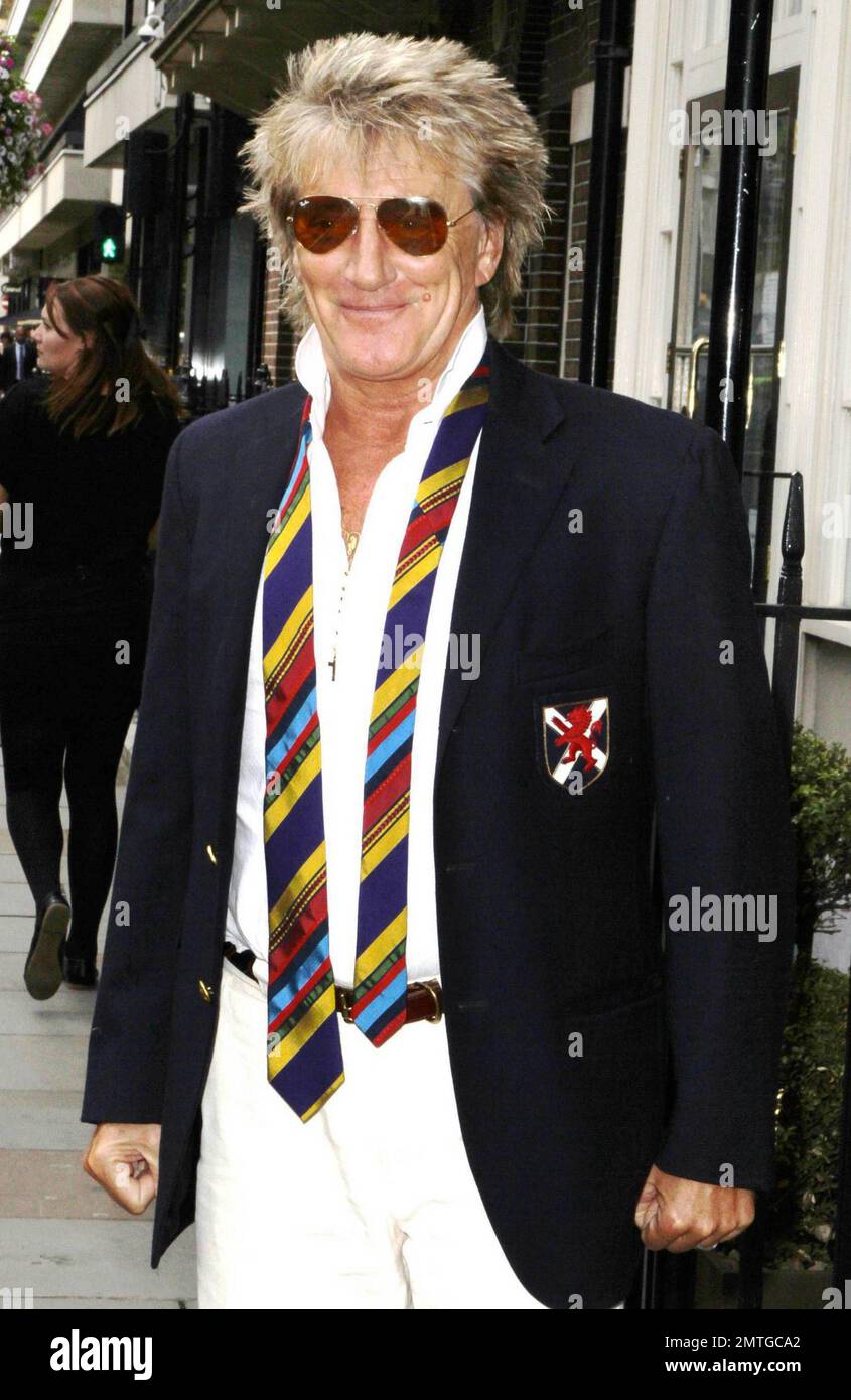 Exclusive Legendary Pop Rock Singer Rod Stewart Stops By At World
