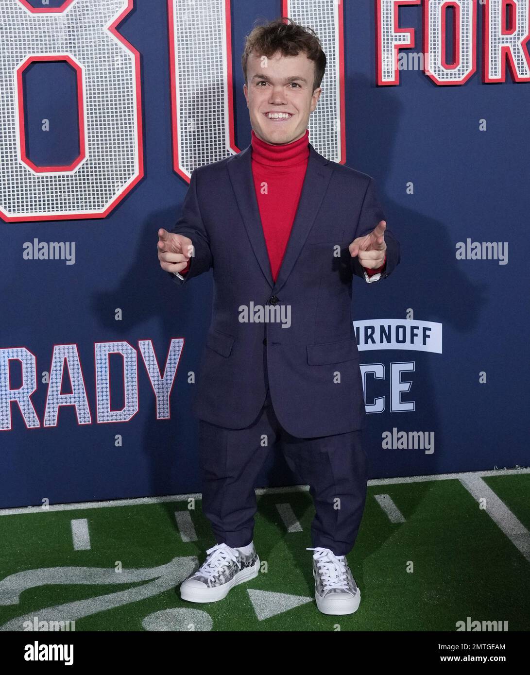 John Ferguson arrives at the 80 FOR BRADY Los Angeles Premiere held at ...