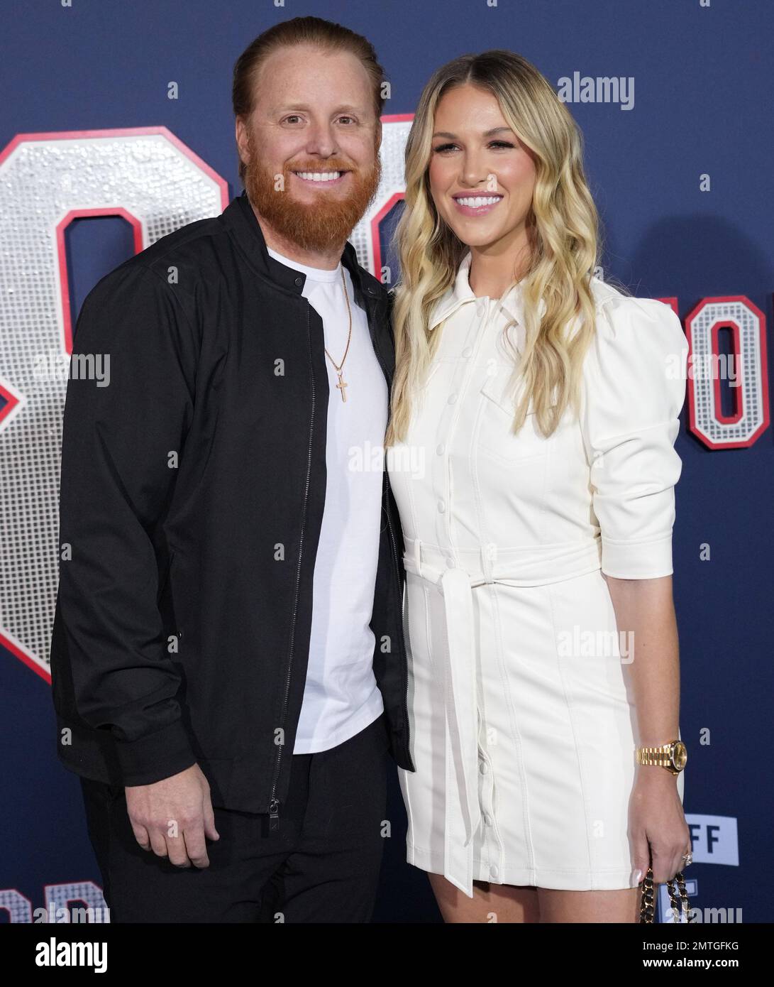 Los Angeles, USA. 31st Jan, 2023. (L-R) Justin Turner and Kourtney ...