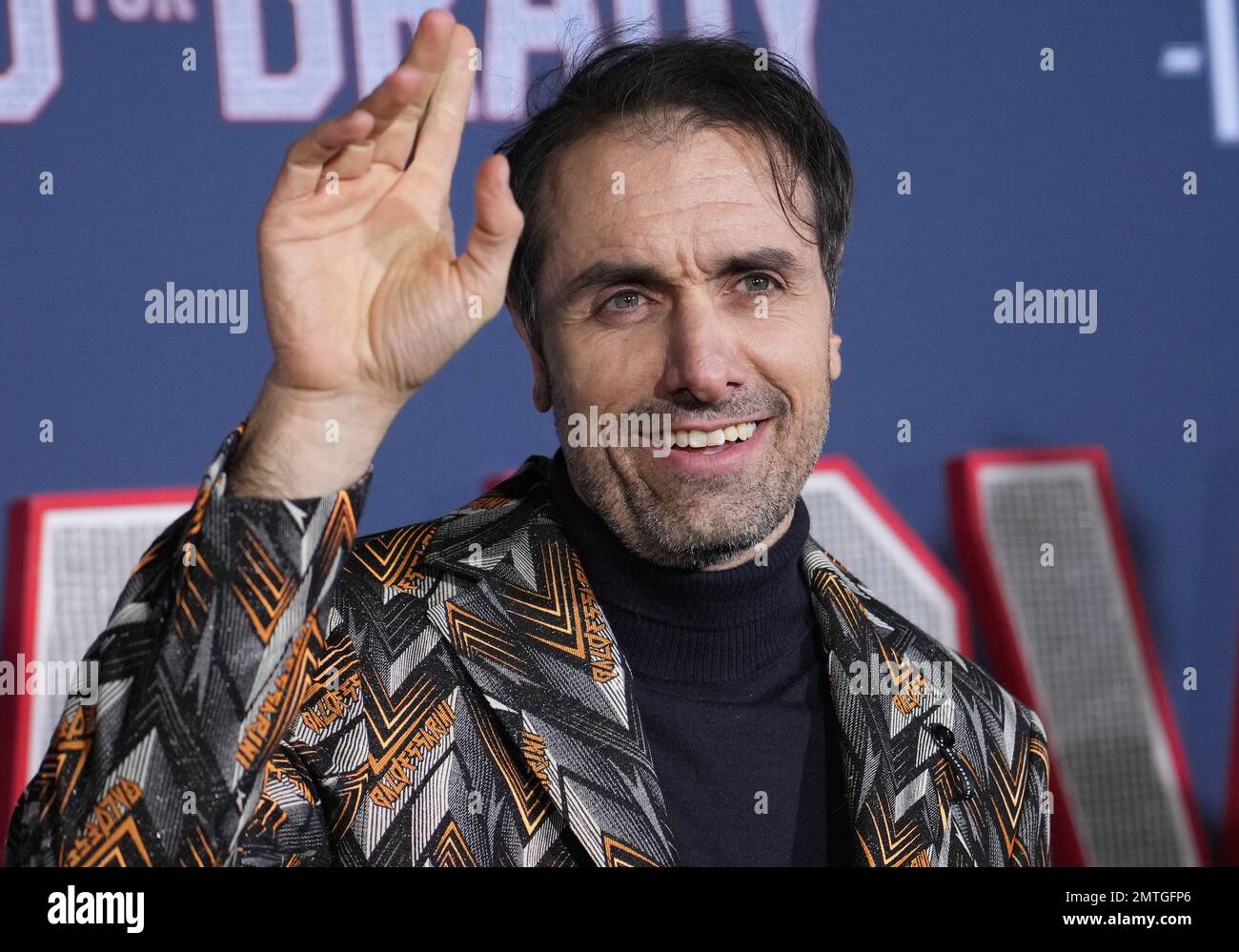 Mike Covino arrives at the 80 FOR BRADY Los Angeles Premiere held at ...