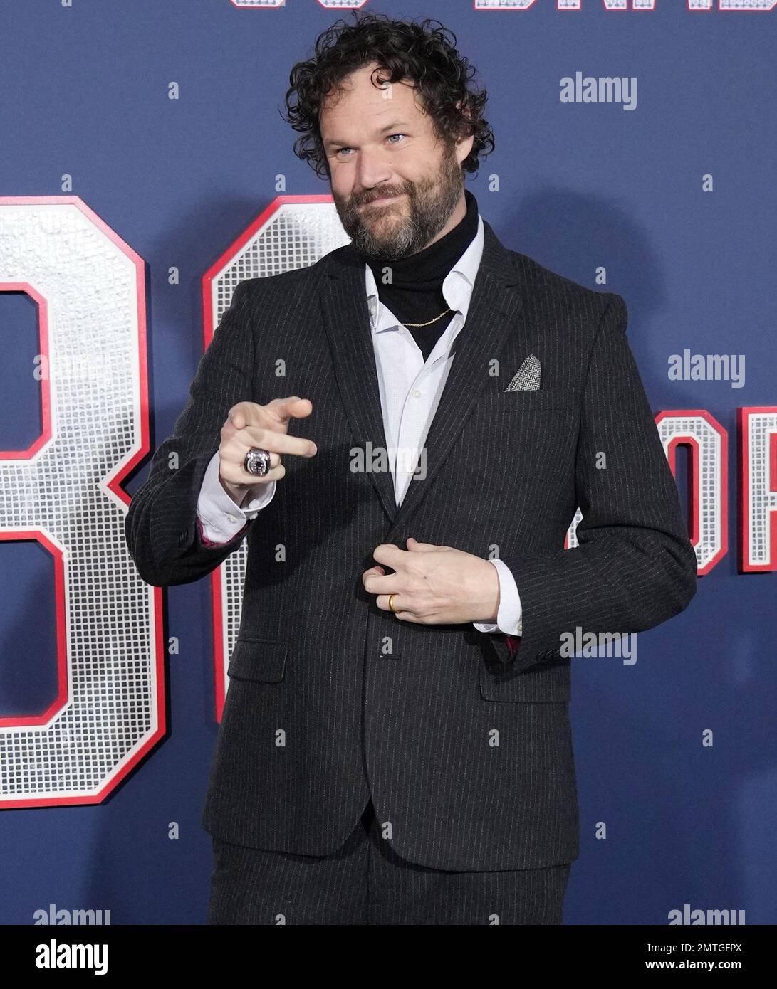 Kyle Marvin arrives at the 80 FOR BRADY Los Angeles Premiere held at ...