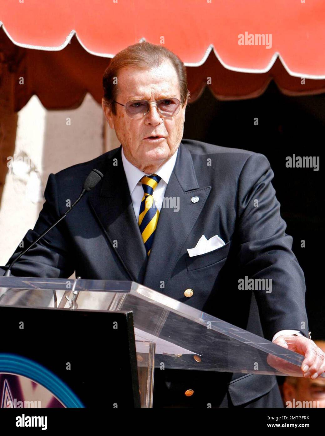 Roger Moore receives a star on the Hollywood Walk of Fame. Stephanie ...