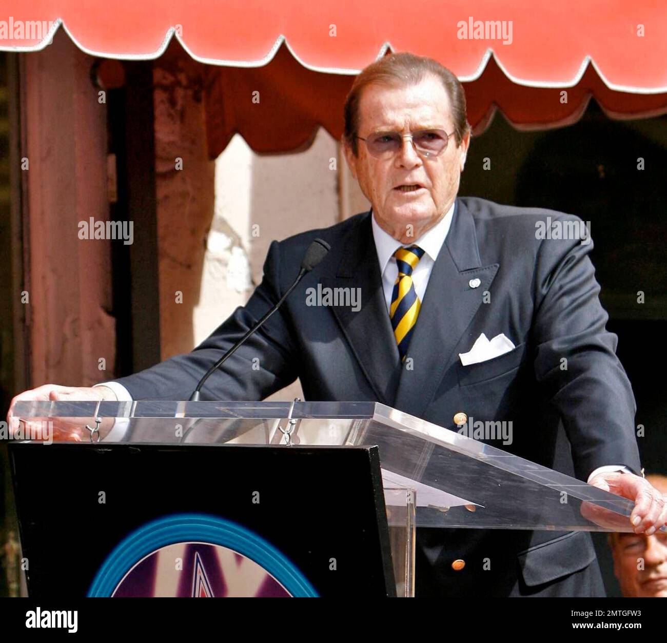 Roger Moore receives a star on the Hollywood Walk of Fame. Stephanie ...