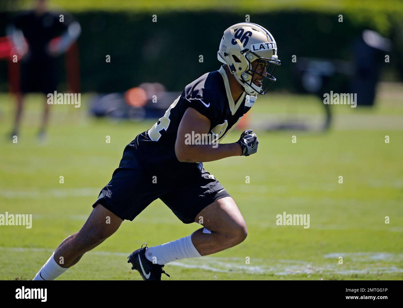 New Orleans Saints cornerback Marshon Lattimore (34) during an NFL ...