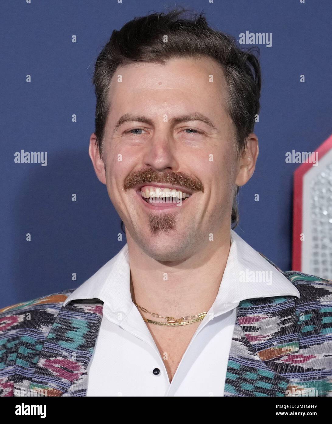 Alex Moffat arrives at the 80 FOR BRADY Los Angeles Premiere held at ...