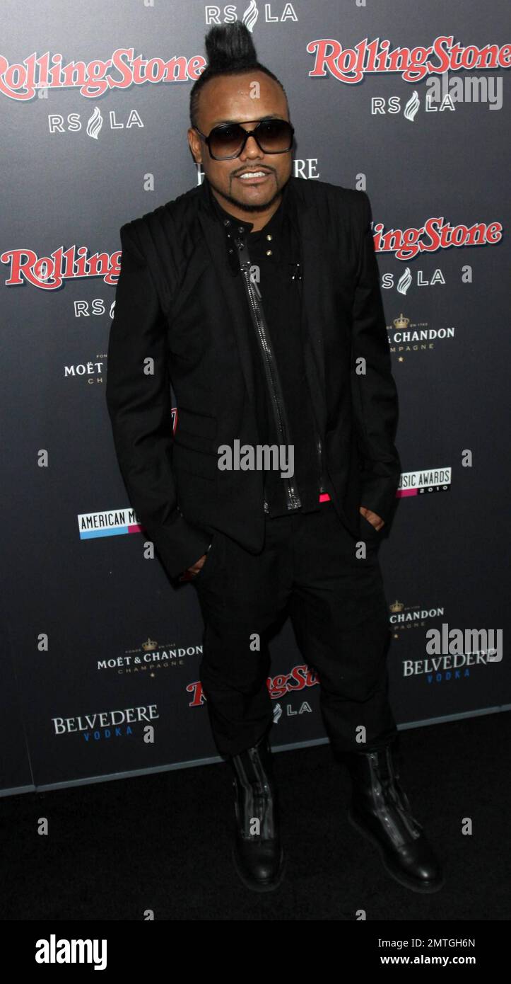 Musician apl.de.ap arrives at the Rolling Stone Magazine 2010 American ...