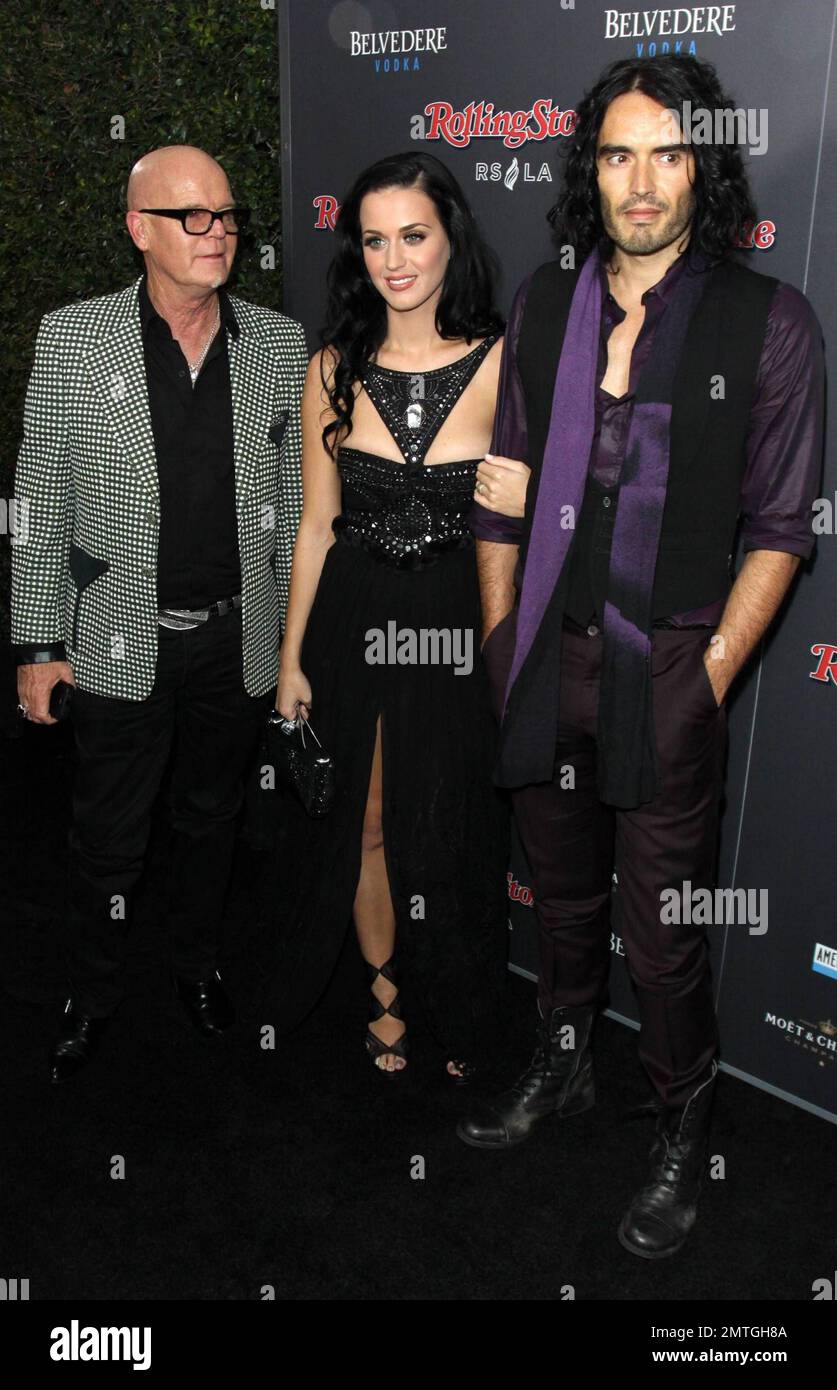 (L-R) Keith Hudson (Katy Perry's father), Katy Perry and Russell Brand ...