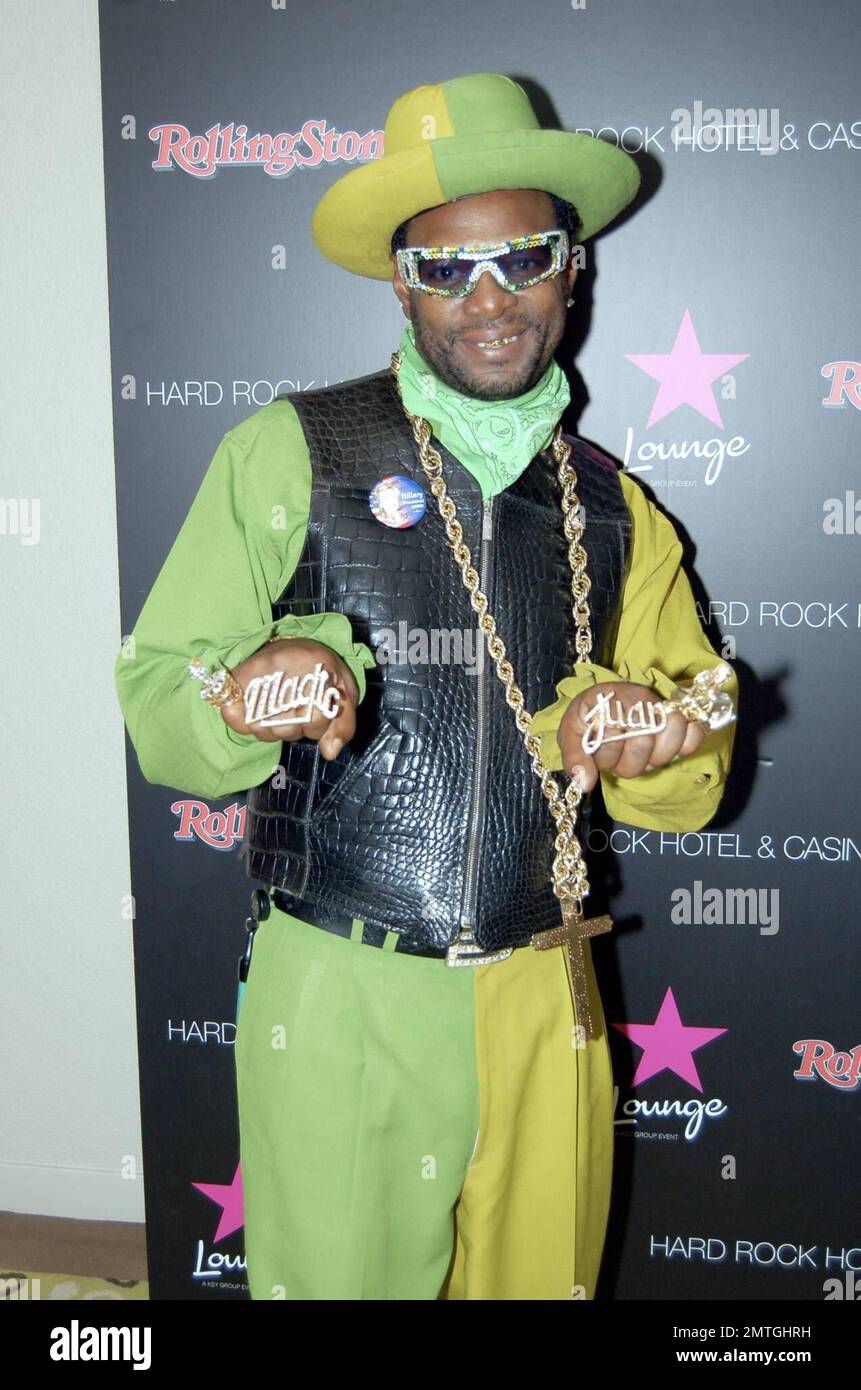 Bishop Don Magic Juan attends the first day of the Star Lounge gifting and hospitality suite in ...